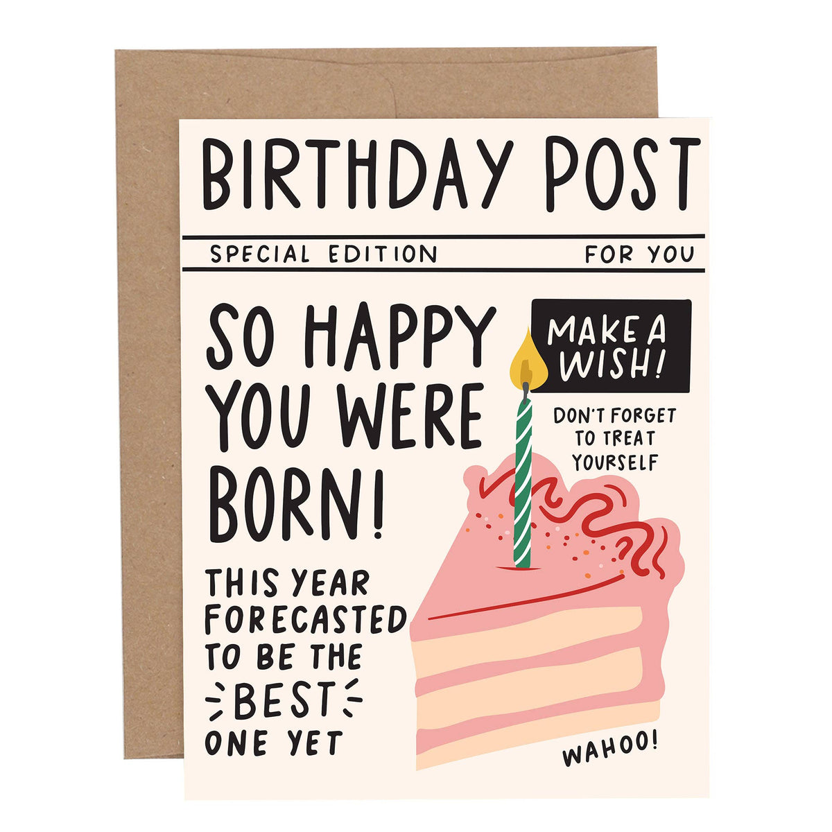 Birthday Post Greeting Card – Time Travel Mart