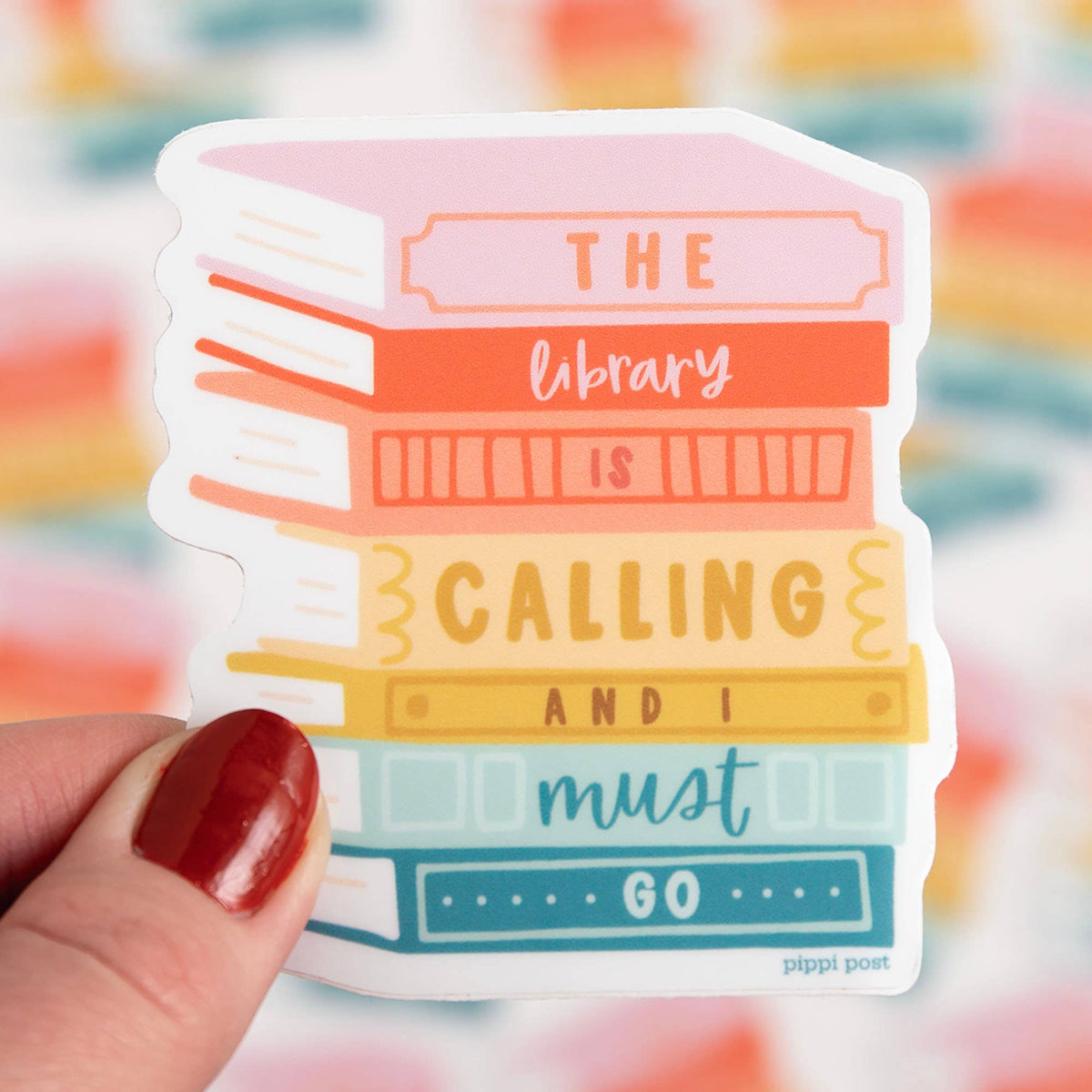 The Library is Calling Decal Sticker – Time Travel Mart