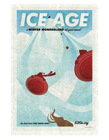 Time Travel Poster - Ice Age – Time Travel Mart