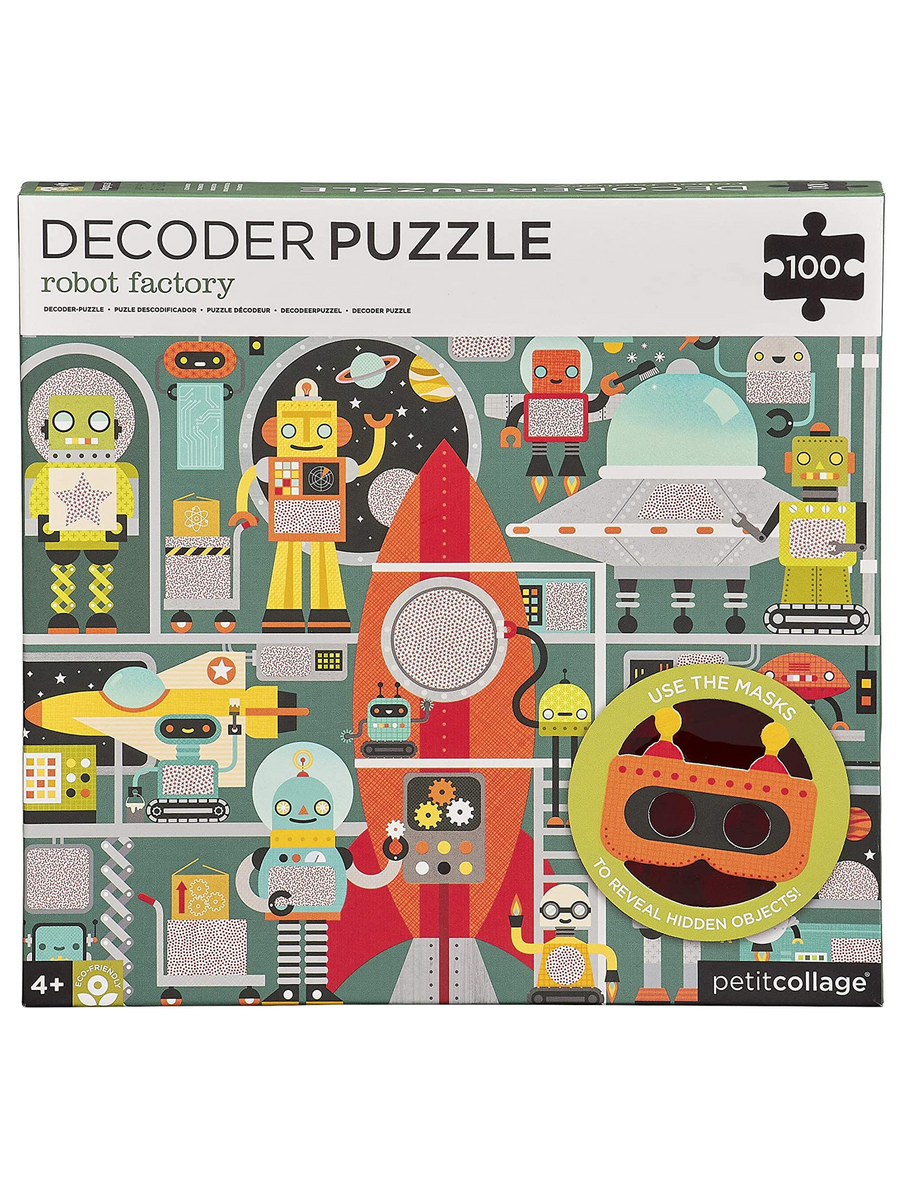 Robot Factory Decoder Puzzle – Time Travel Mart