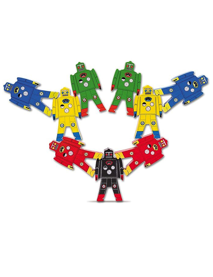 Wooden Stacking Robots – Time Travel Mart