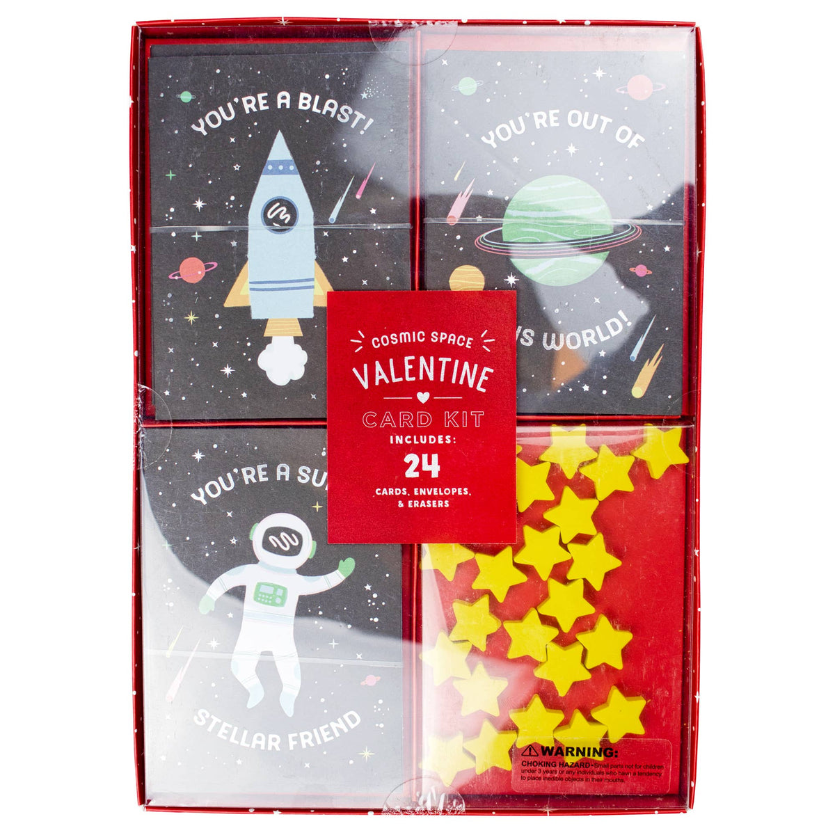 Cosmic Space Valentine Card Kit – Time Travel Mart